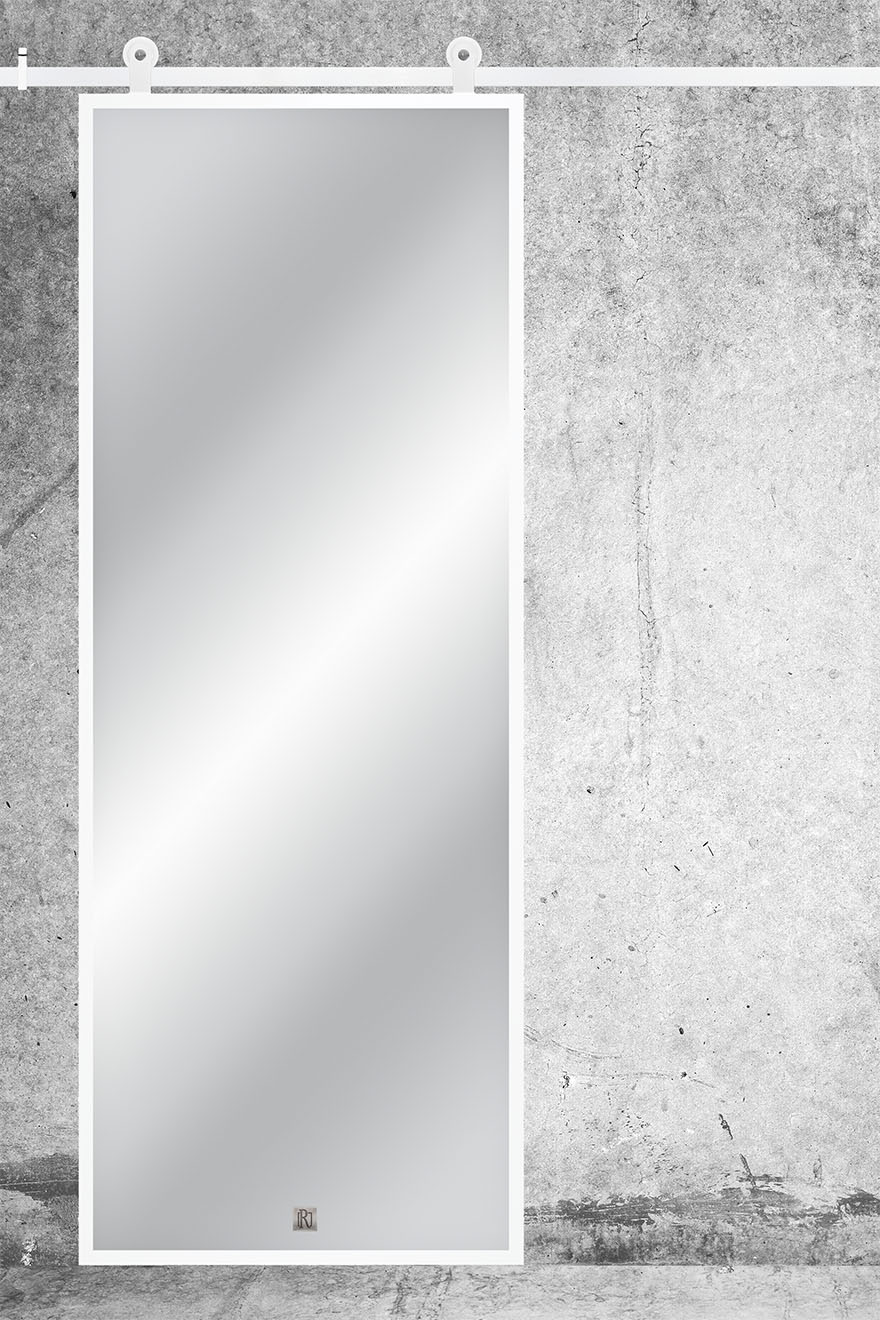 Weiße Schiebetür mit Spiegel | RENO Schiebetüren